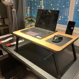 Fold Away Bed Tray Lap Desk With Mouse Pad Bed Desk - Etsy
