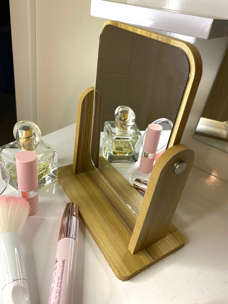 Wood Vanity Mirror ,make up Mirror,perfect Gift,table Mirror - Etsy