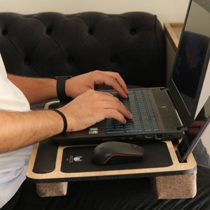 Laptop Stand With Cushion Lap Desk With Mouse Pad Laptop - Etsy