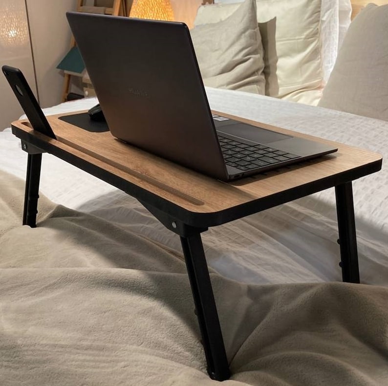 Fold Away Bed Tray Lap Desk With Mouse Pad Bed Desk - Etsy