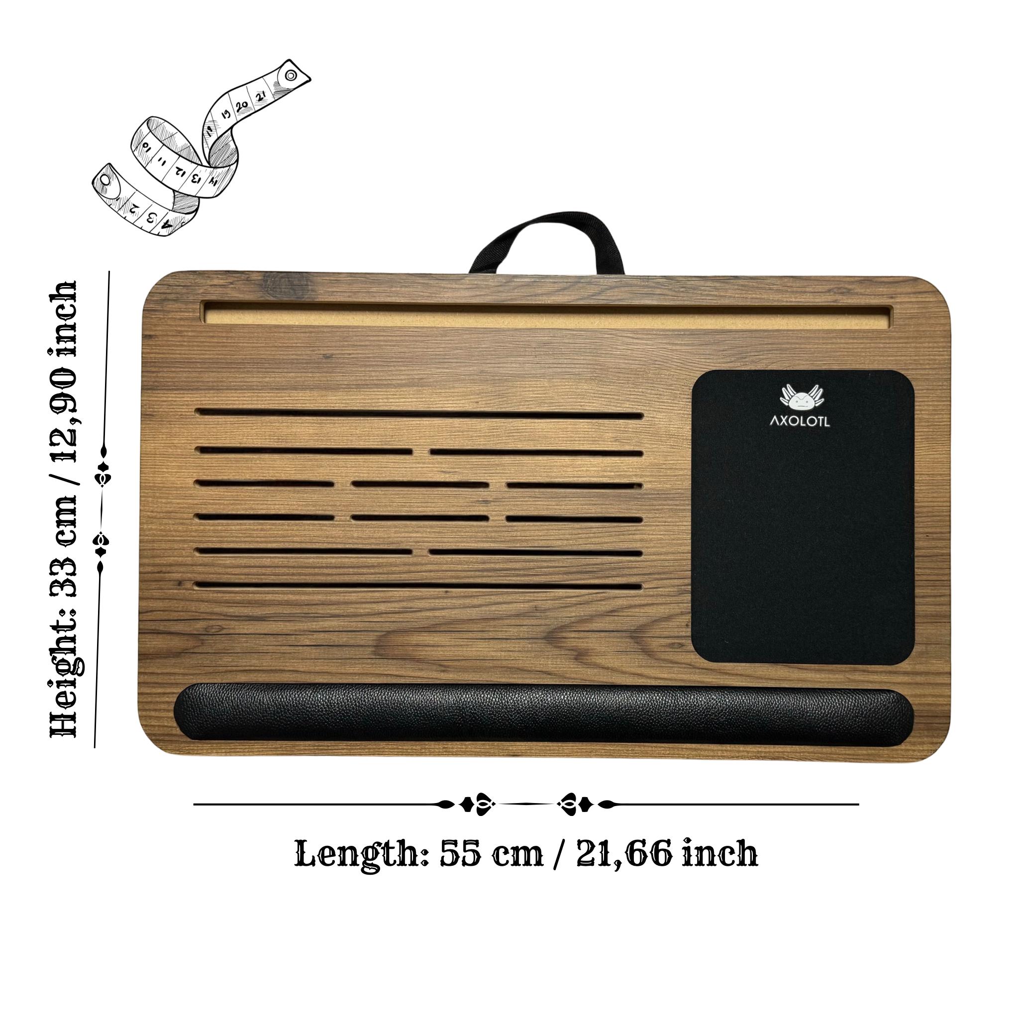 Cushioned Laptop Lap Desk With Mouse Pad and Tablet Holder - Etsy UK