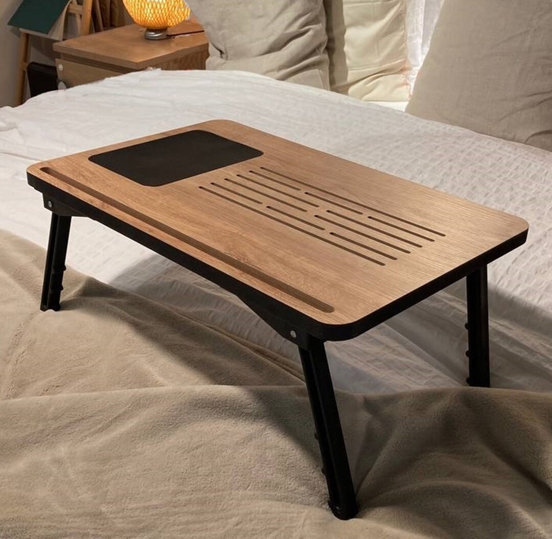 Fold Away Bed Tray Lap Desk With Mouse Pad Bed Desk - Etsy