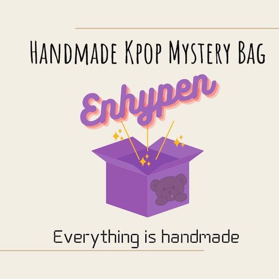 Enhypen Kpop Handmade Mystery Bag Blind Box Choose Your Bias - Etsy