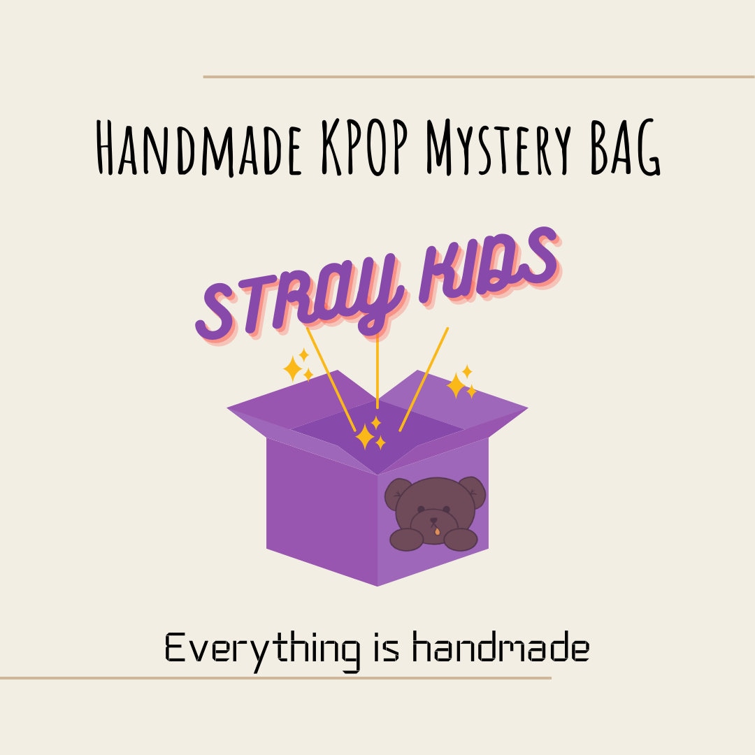 Stray Kids Kpop Handmade Mystery Bag Blind Box Choose Your - Etsy