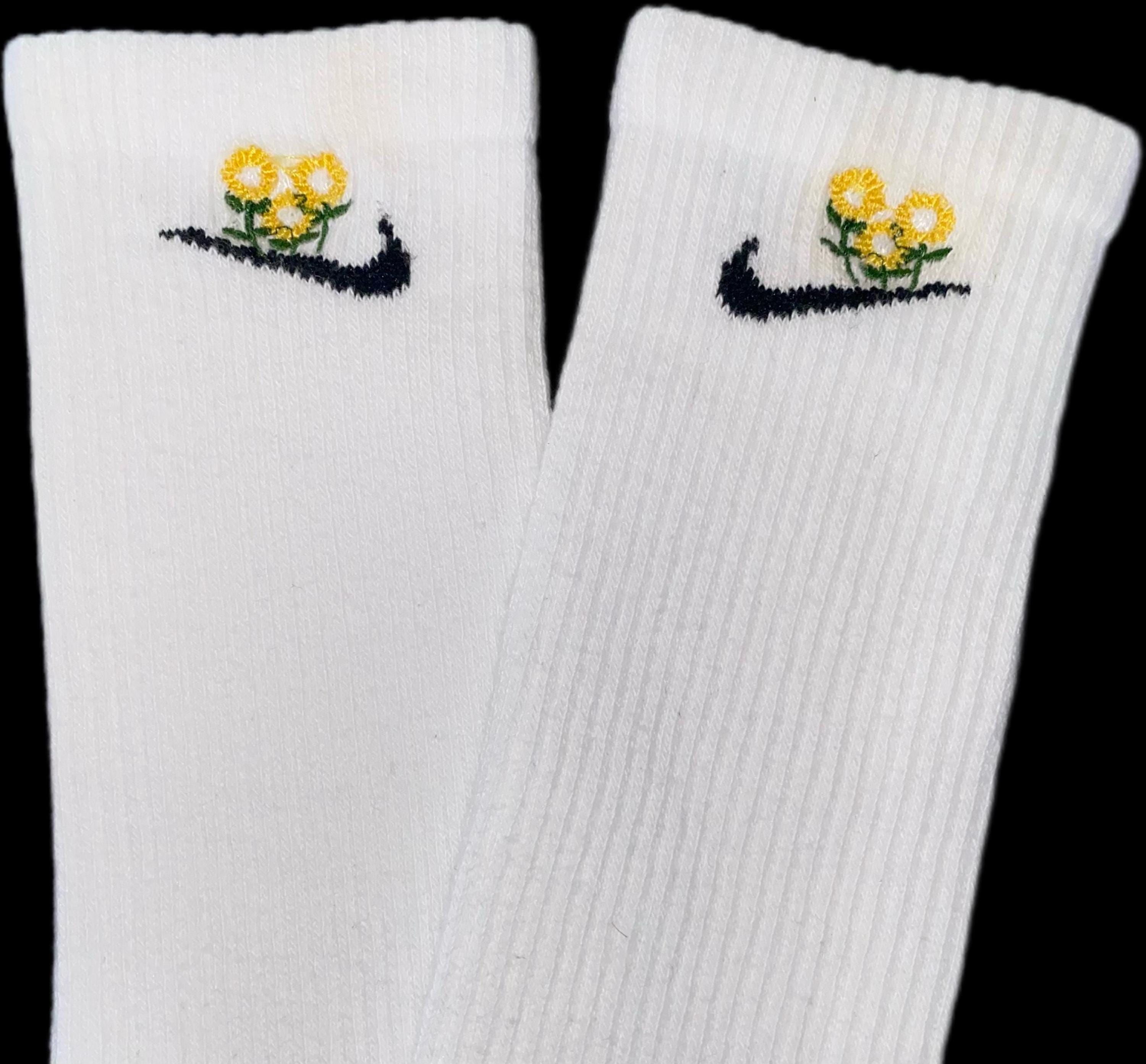Sunflower Custom Nike Socks - Etsy