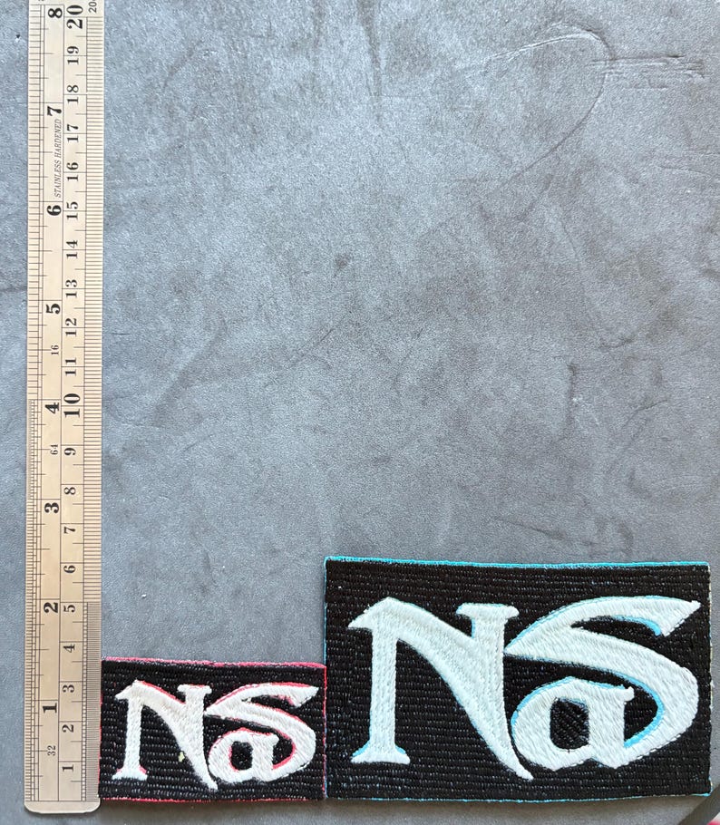 Rapper Nas Logo GITD Patch - Etsy