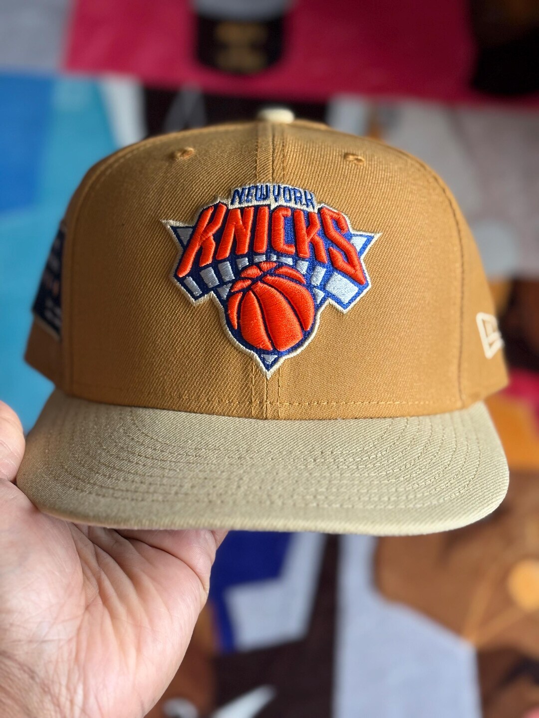 New York Knicks Custom Side Patch Snapback - Etsy