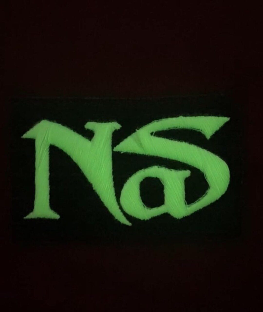 Rapper Nas Logo GITD Patch - Etsy