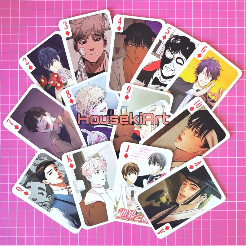 Yaoi Anime Playing Cards / BL Playing Cards / Cards Games - Etsy Canada