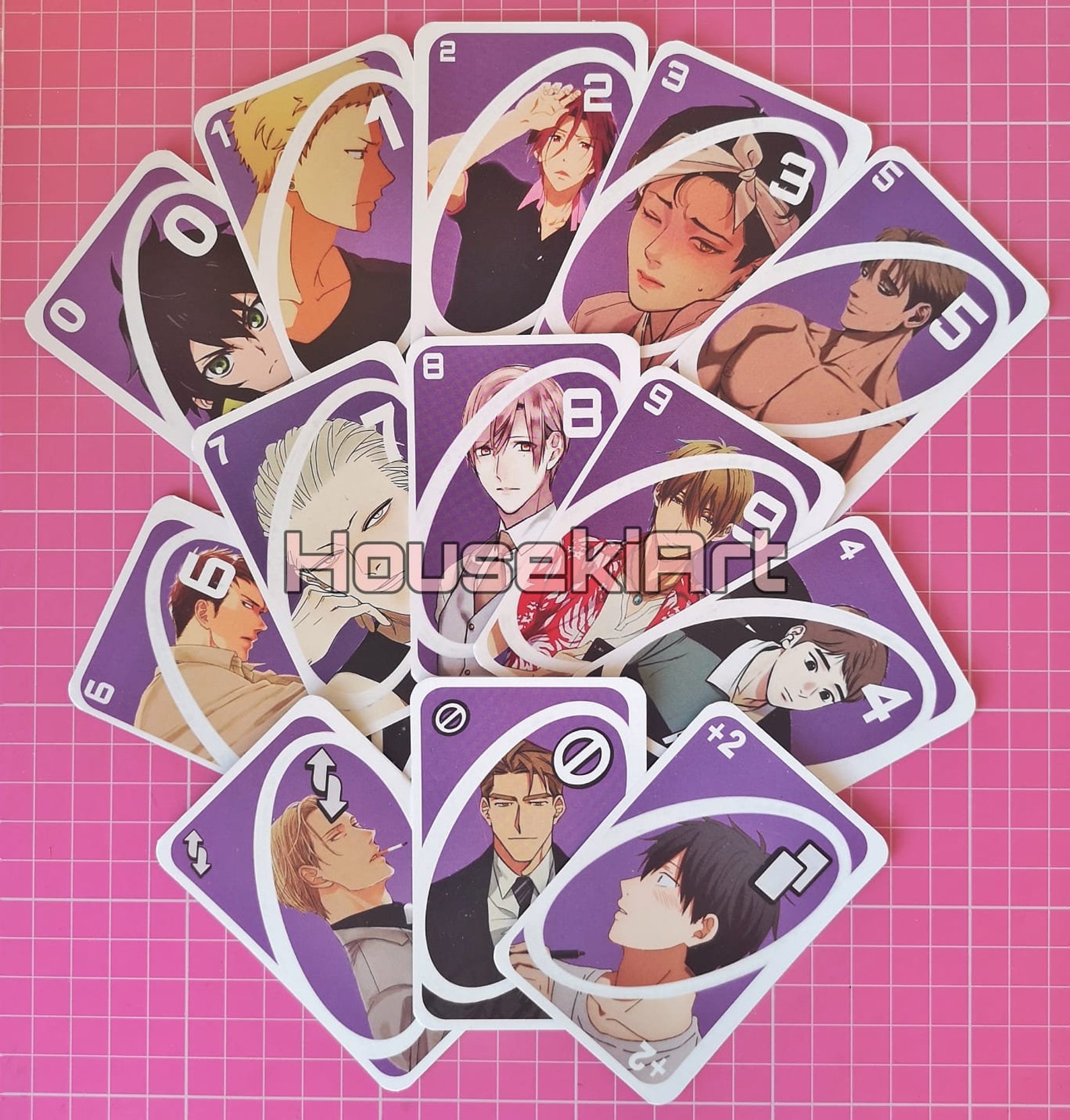 Yaoi Anime Card Game / BL Anime Card Game / Playing Cards - Etsy Australia