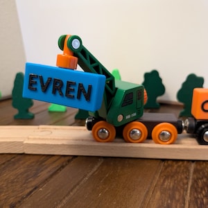 Train Cargo - Magnetic & Customizable - Compatible With BRIO Trains - Etsy
