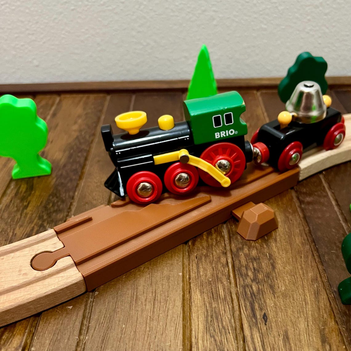 Derailing Track for Wooden Train Sets - Compatible With BRIO and Others ...