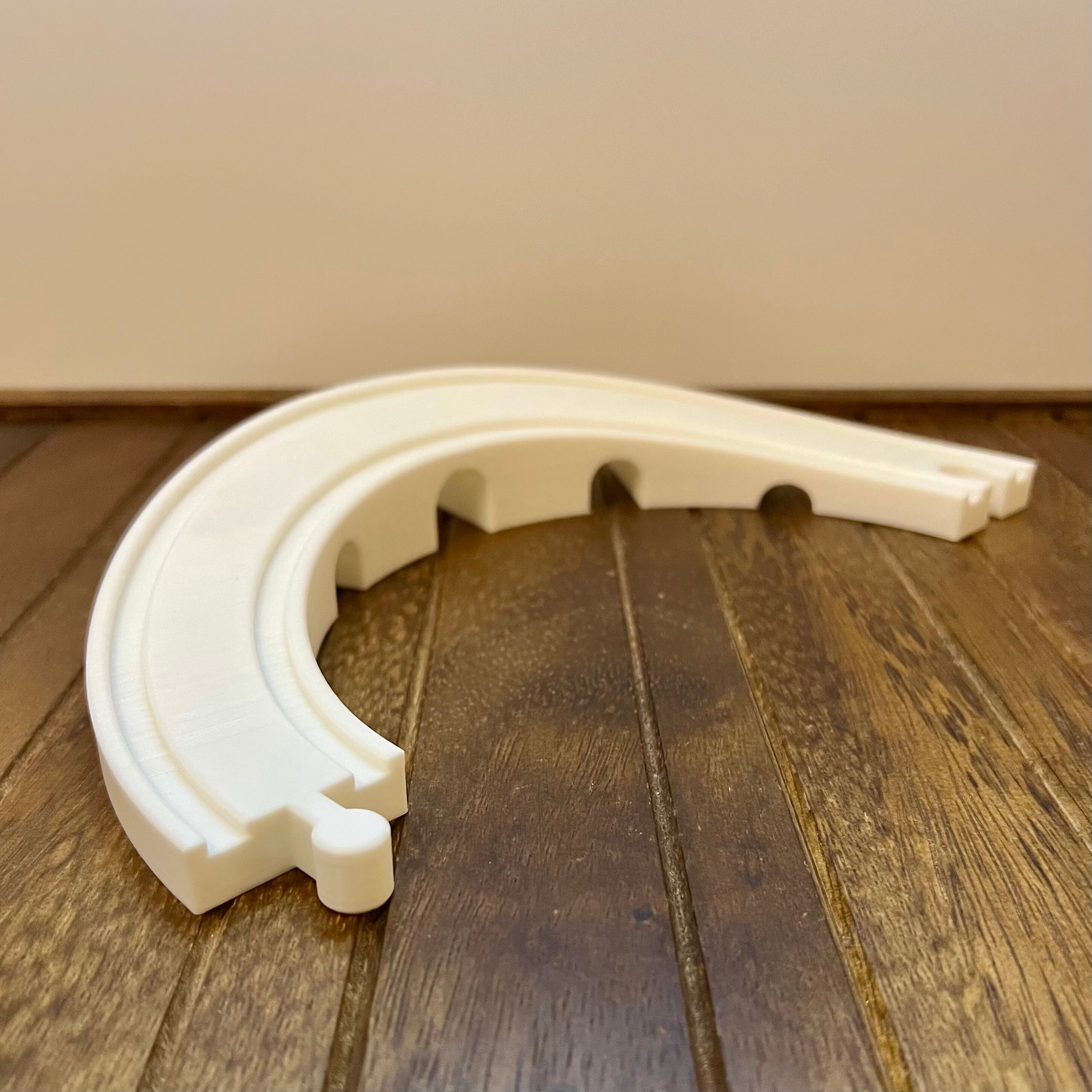 Banked 180 Degree Corner Track for Wooden Train Sets - Compatible With ...