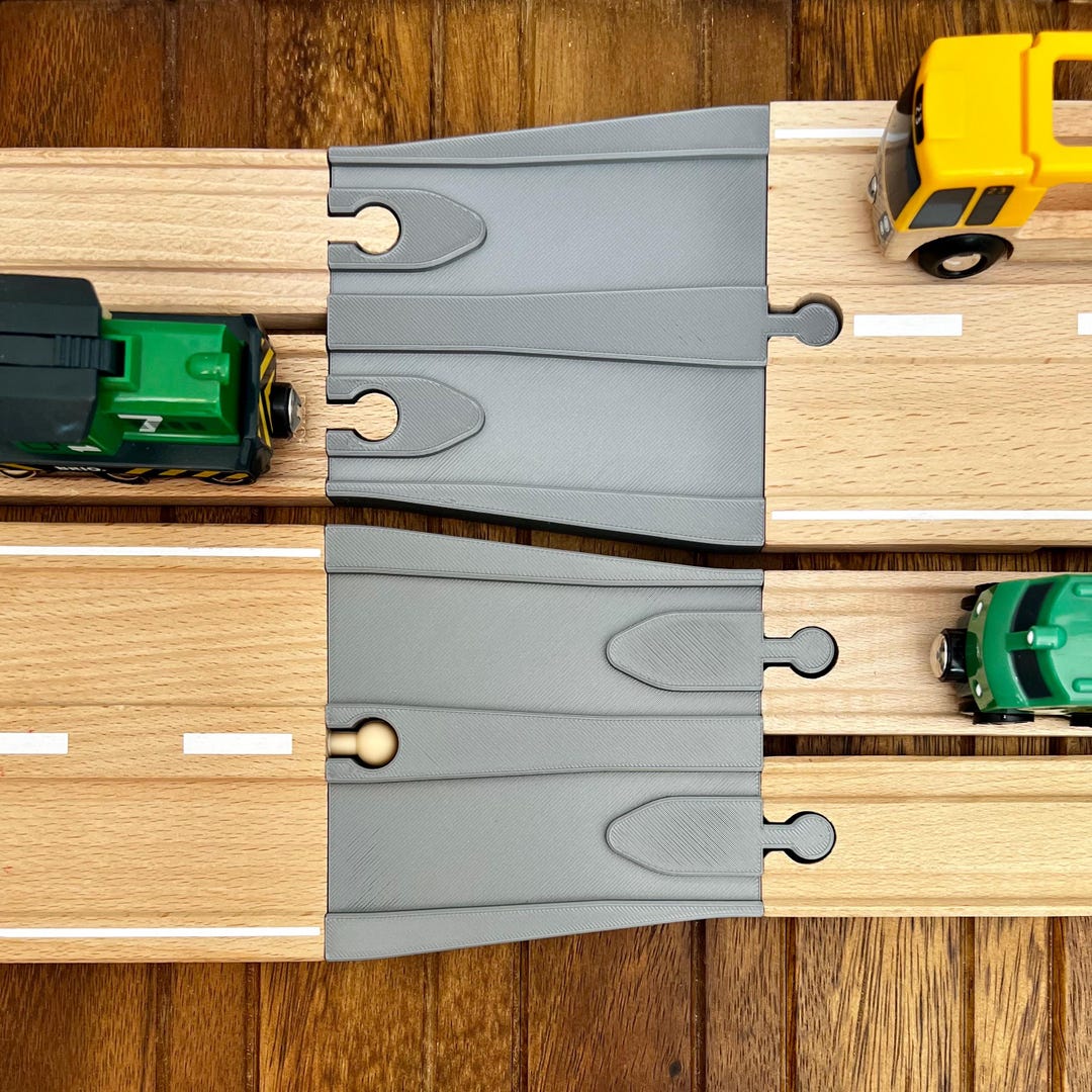Road to Track and Back - Compatible With BRIO Roads - Set of 2 Pieces ...