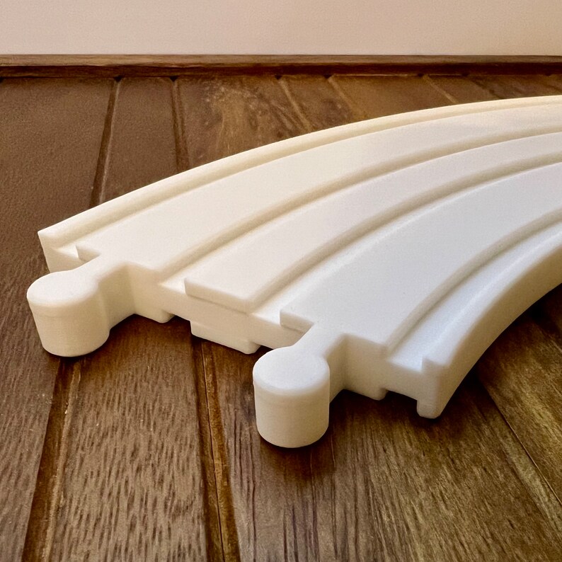 Double Curve Track for Wooden Train Sets - Compatible With BRIO and ...