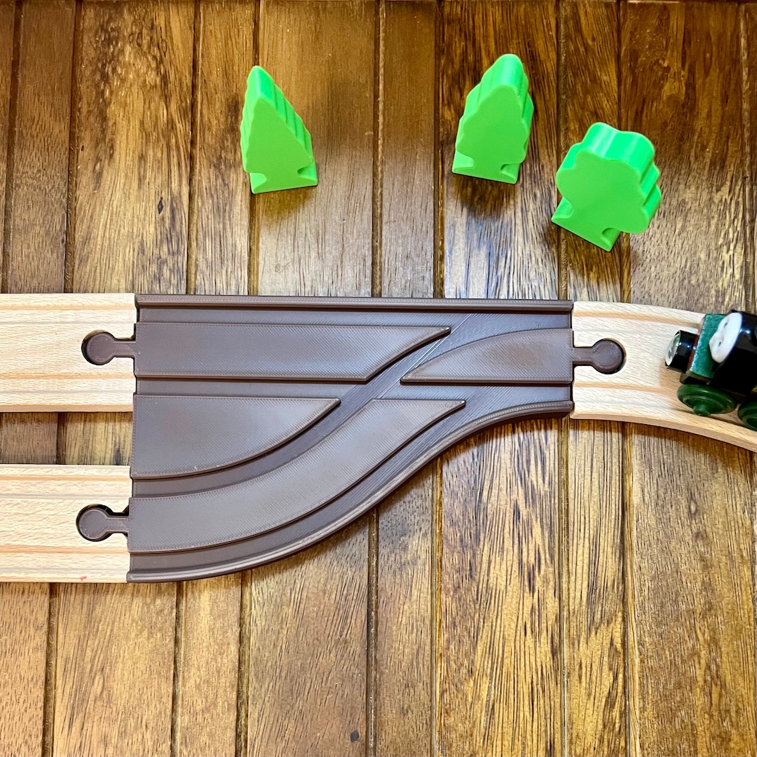 1-to-2 Splitter Track for Knapford Station - Compatible With BRIO and ...