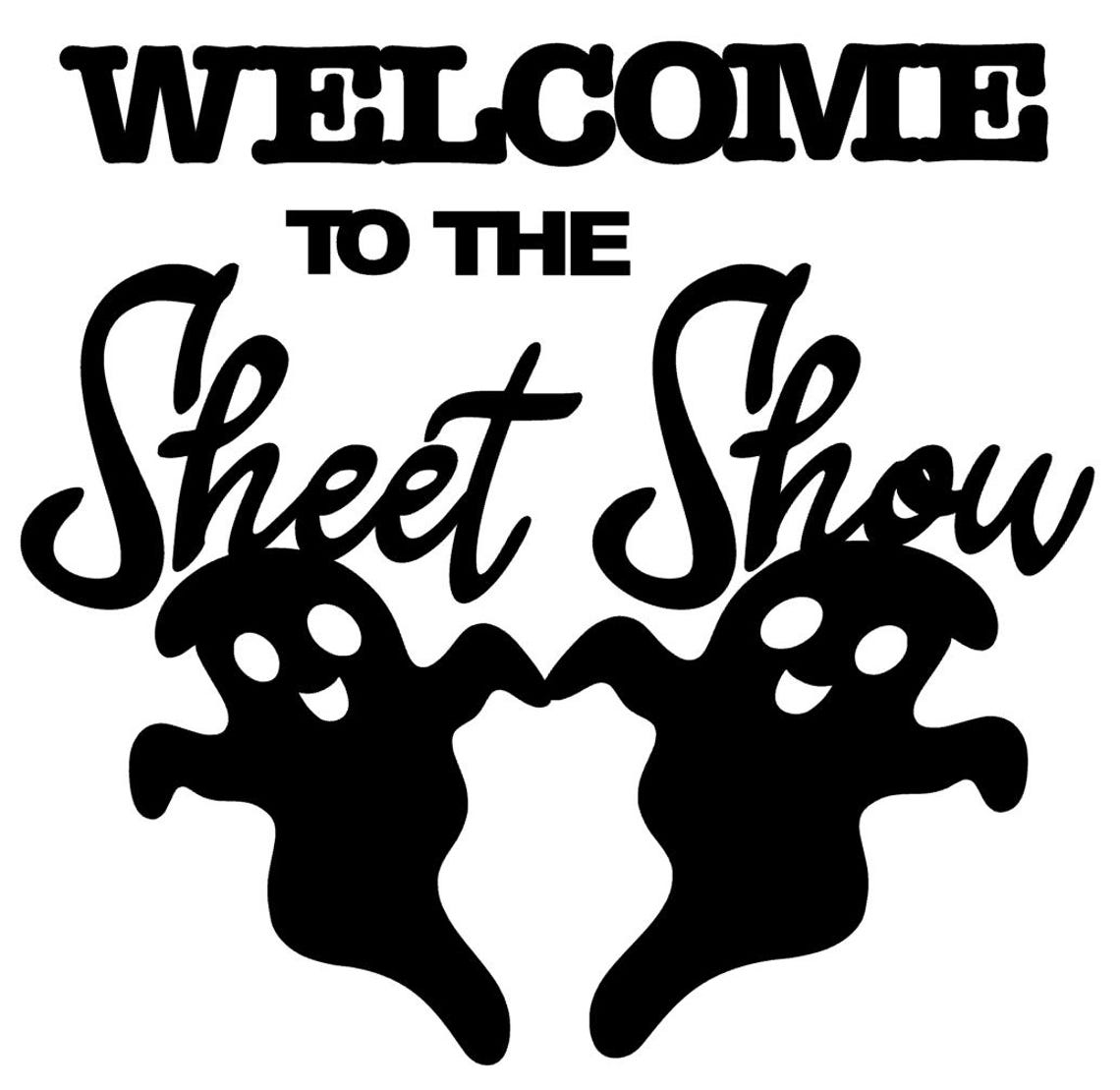 SVG: "welcome to the Sheet Show" - Etsy