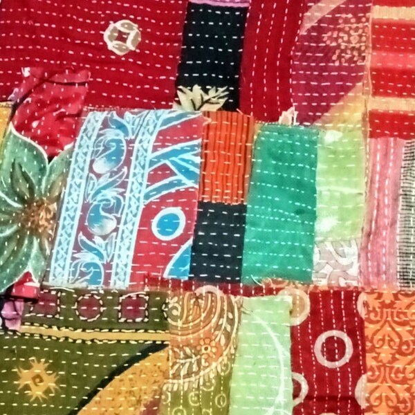 Kantha Fabric - Etsy