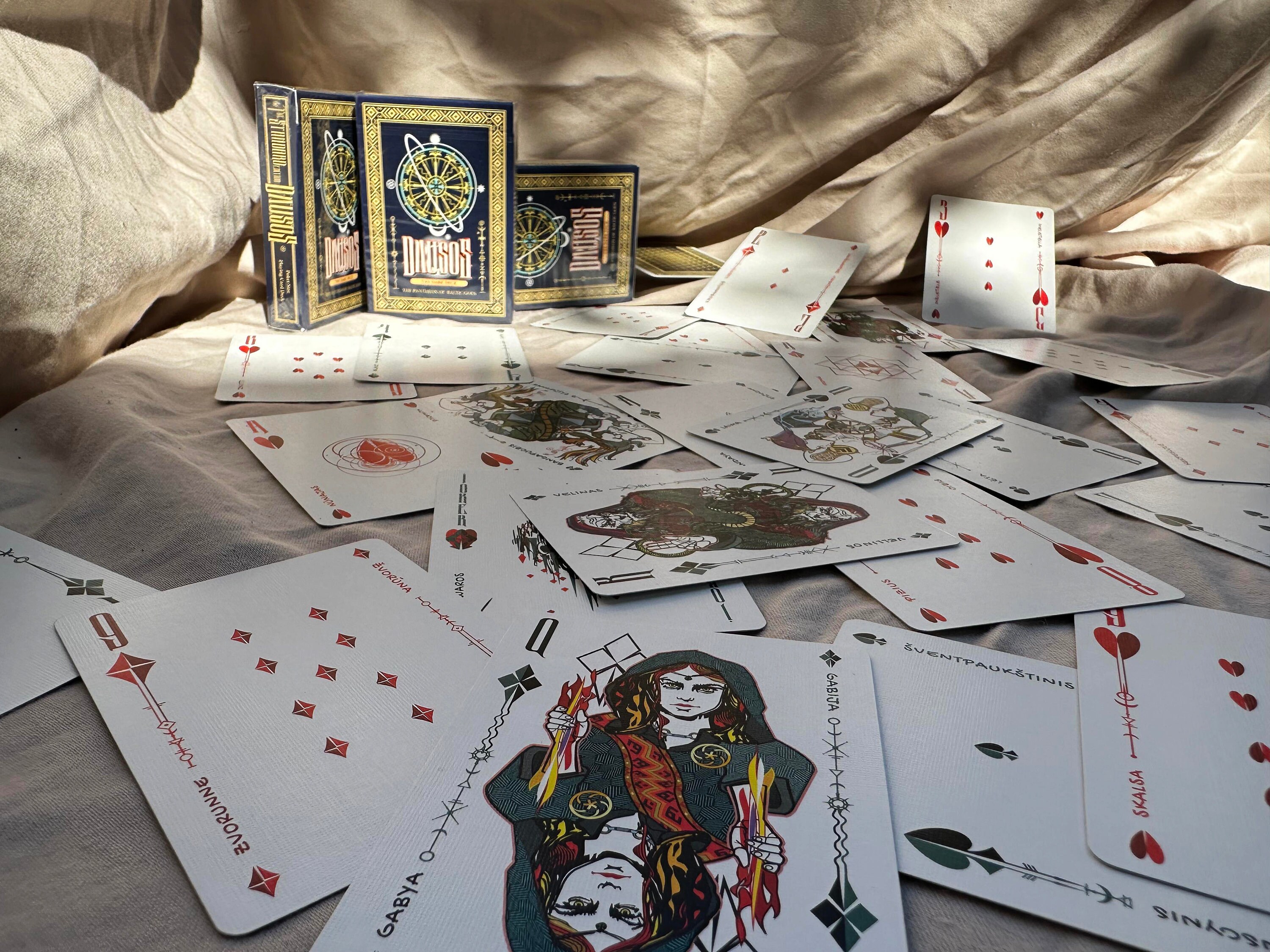 Dausos DARK Deck Standard Edition benutzerdefinierte Spielkarten ...