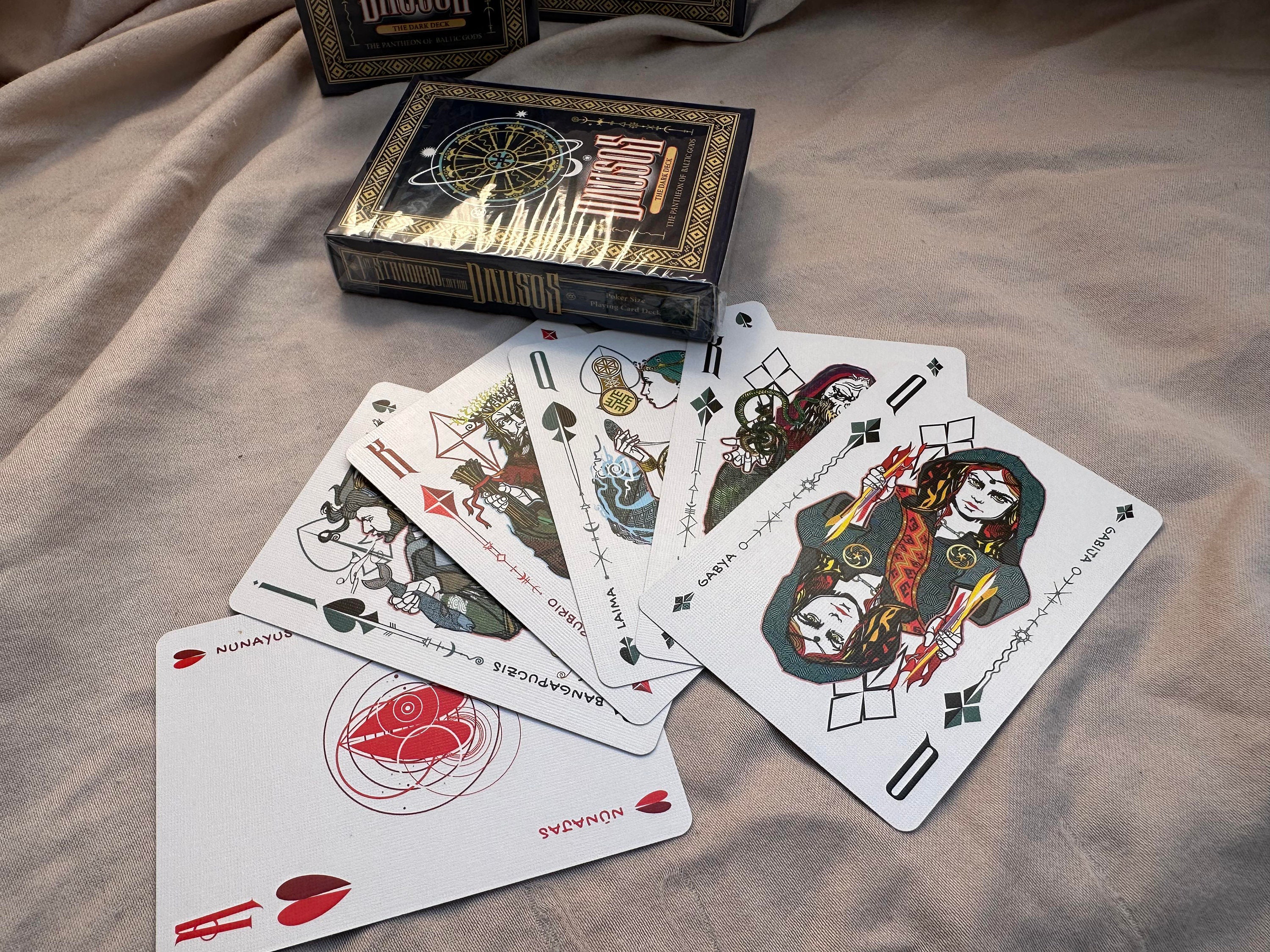 Dausos DARK Deck Standard Edition benutzerdefinierte Spielkarten ...