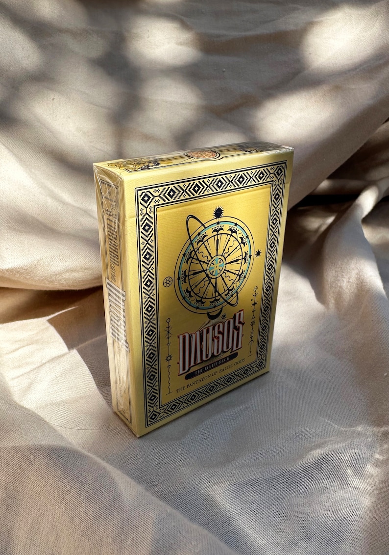 Dausos LIGHT Deck Standard Edition Custom Playing Cards Lithuanian ...