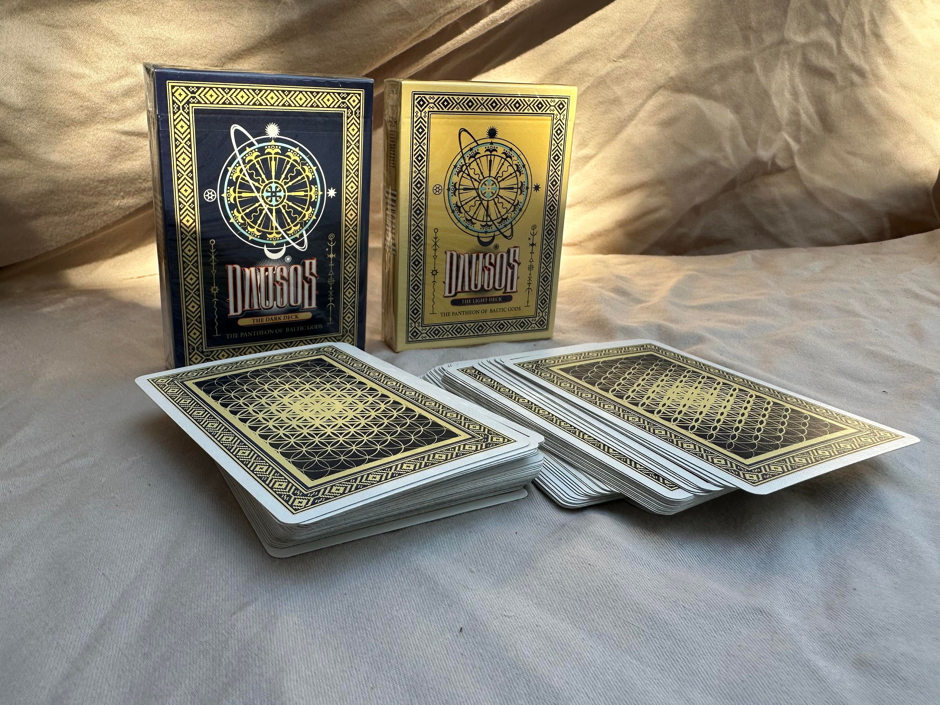 Dausos PAIR Custom Playing Card Decks Lithuanian Ancient Deities Baltic ...