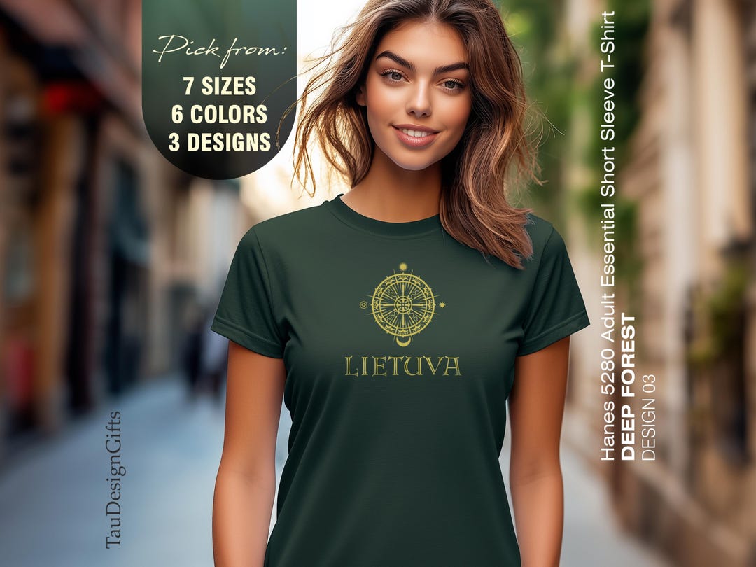 DAUSOS Sacred Wheel T-shirt Universe Mythology Lithuania Shirt ...