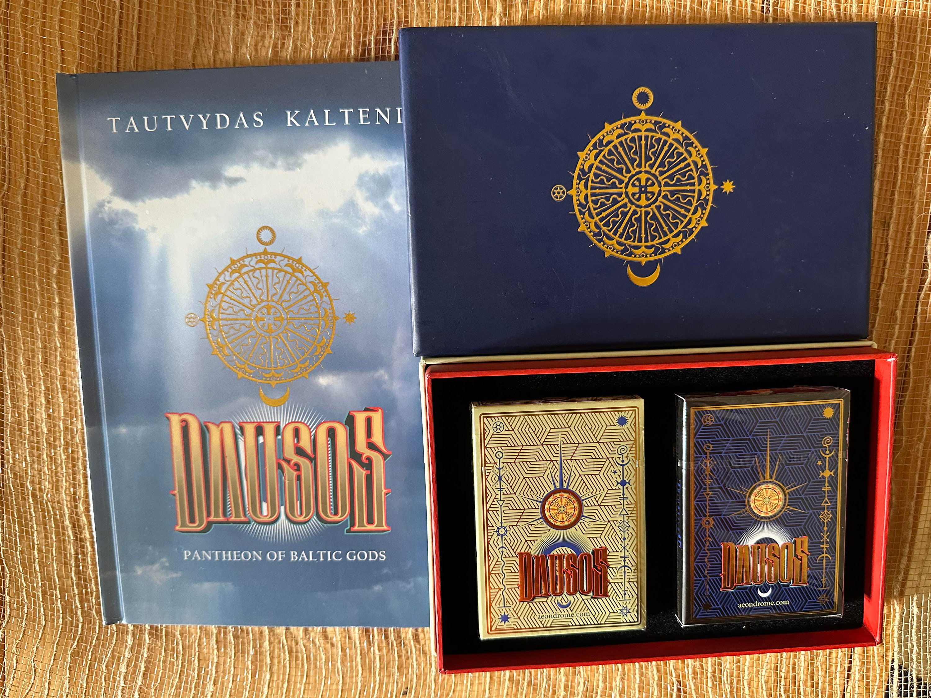 DAUSOS Gift Set Storybook Hardcover and Pair of Golden Edition Card ...