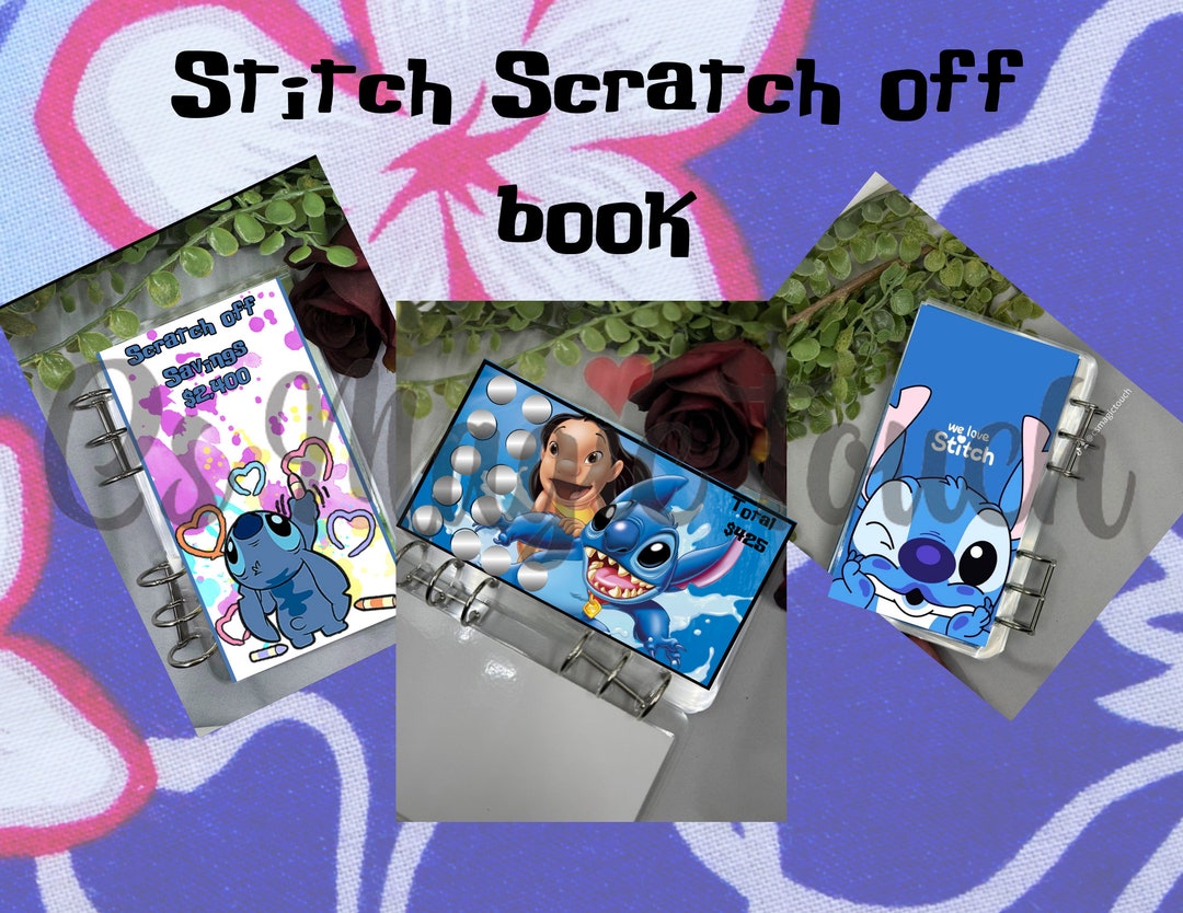 Stitch Alien Scratch off Savings Challenge Book - Etsy
