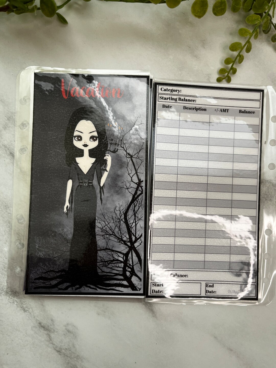 Vampira Bride of Count Dracula Inspired Laminated A6 Envelopes-cash ...