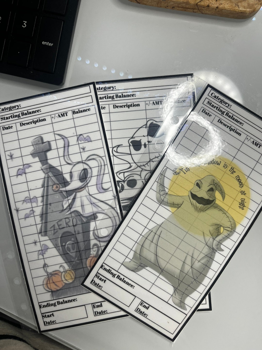 NBC Laminated Budget Sheets Double Sided |cash Envelopes Budget Sheets ...