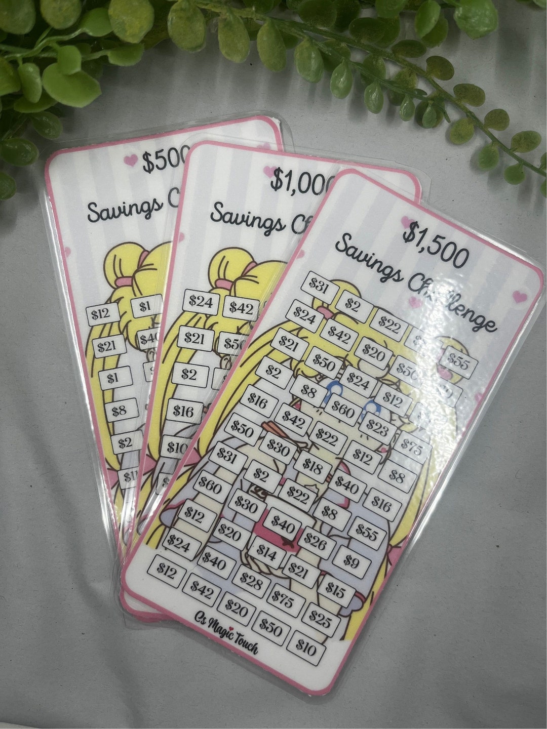 Anime Sailor Savings Challengea6 or A5 Savings Challenge Bundlessavings ...