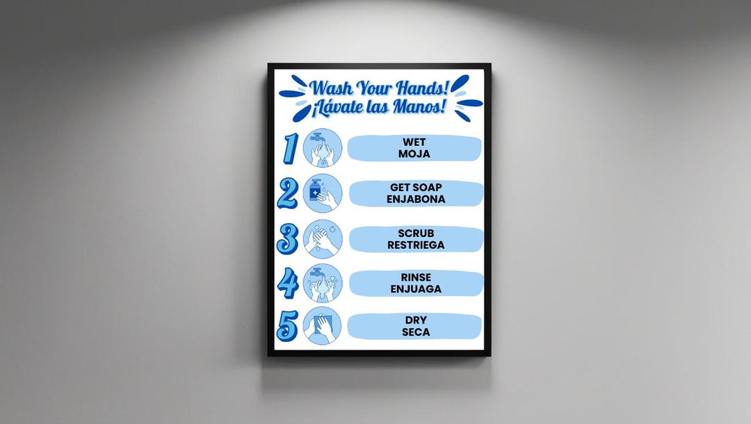 PRINTABLE Handwashing Facility Sign | Instant Download | 8.5" X 11 ...