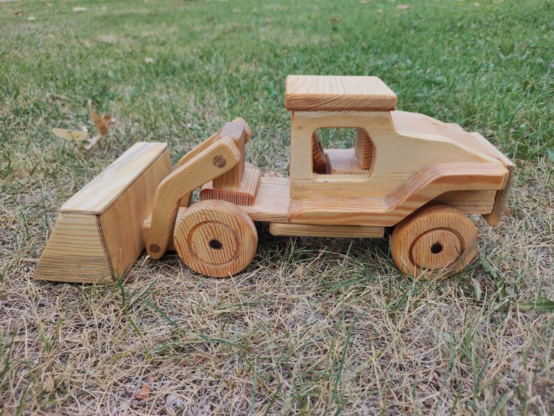 Wooden Toy Excavator Wood Toy Digger Gift for Kids - Etsy