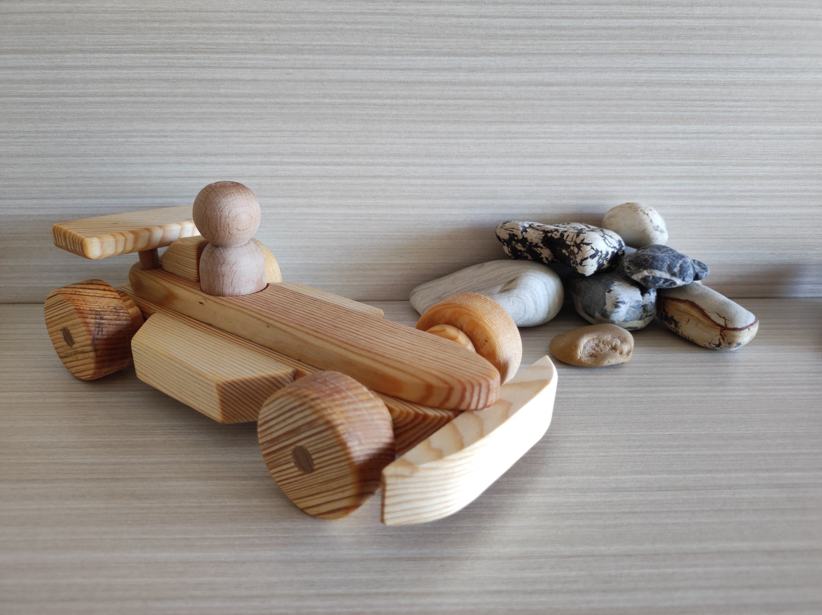 Wooden Toy Car Wooden Formula 1 Race Car Gift for Kids - Etsy
