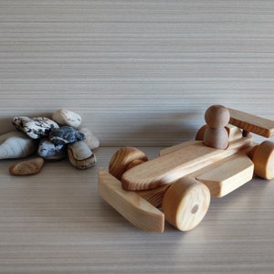 Wooden Toy Car Wooden Formula 1 Race Car Gift for Kids - Etsy