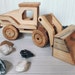Wooden Toy Excavator Wood Toy Digger Gift for Kids - Etsy