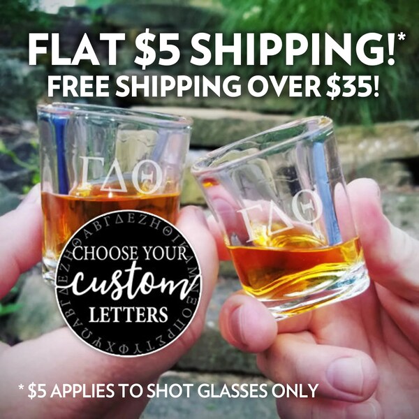Sorority Shot Glass - Etsy