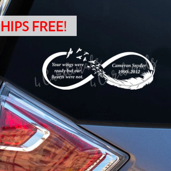 Memory Car Decal - Etsy