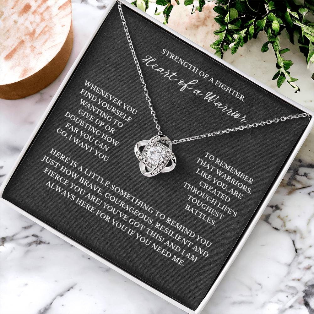 Warrior Gift Necklace for Her, Strong Woman Necklace, Strength of a ...