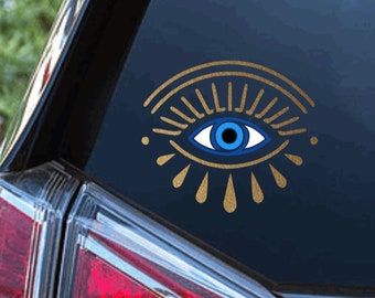 Evil Eye Car Decal | Etsy