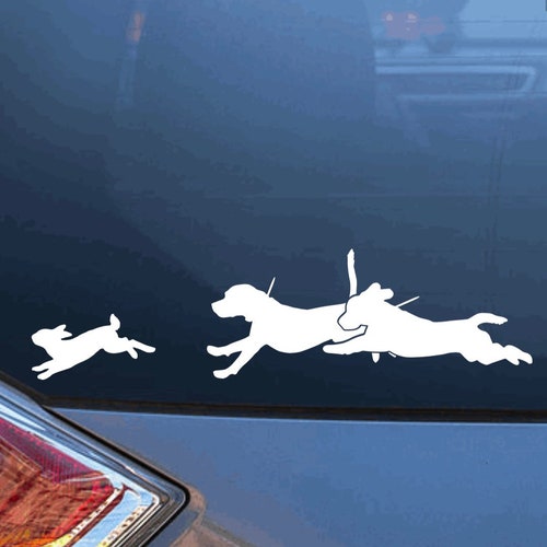 Rabbit Hunting Beagle Hunter Sticker - Etsy