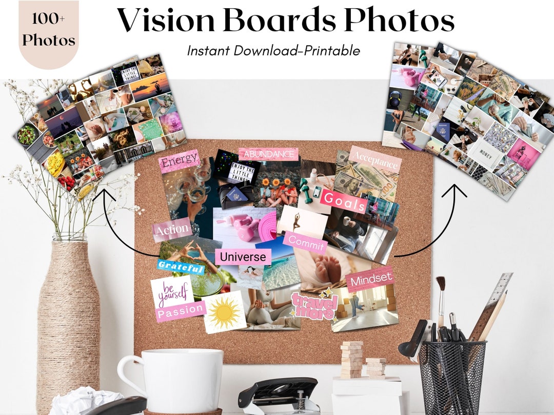 Vision Board Kit, Vision Board Printables, Vision Board Template ...