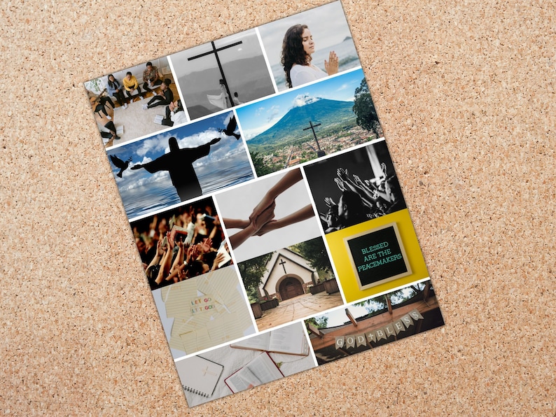 Faith Over Fear Vision Board Kit, Vision Board Printables, Printable ...