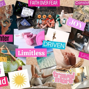Vision Board Kit, Vision Board Printables, Printable Magazine Words ...