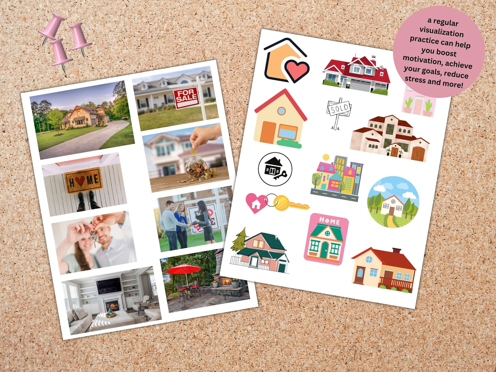 Vision Board Kit, Vision Board Printables, Printable Magazine Words ...