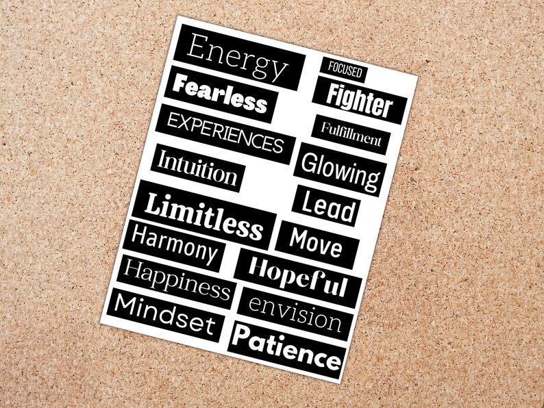 Vision Board Kit Vision Board Printables Printable Magazine - Etsy ...