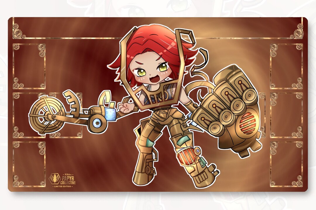 Chibi Dash Construct Nitro Mechanoid Playmat Flesh and Blood TCG Fanart chibi Style - Etsy