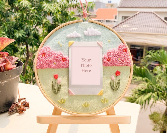 Seasons Hand Embroidery Polaroid Photo Frame Spring/summer/autumn ...