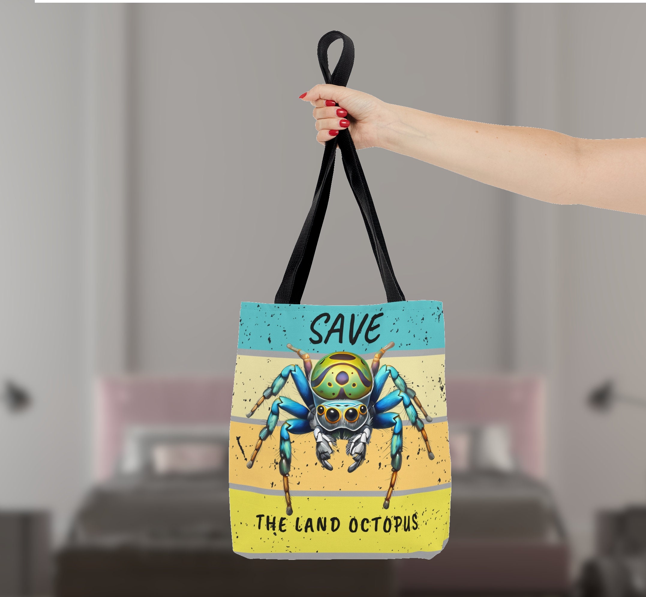Spider Bag for Mom Tote Bag Gift for Spider Lover Funny Tote - Etsy